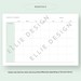 Landscape Planner Bundle Printable, Weekly Planner, Monthly Planner ...