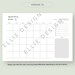 Minimalist Calendar Template | Undated Digital Planner Printable ...