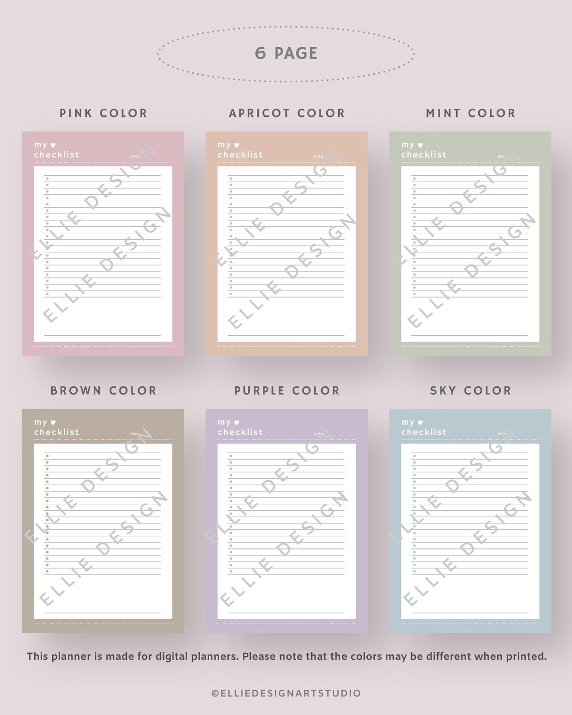 Digital Simple Tasks List Template Minimalist to Do List to Do Lists to ...