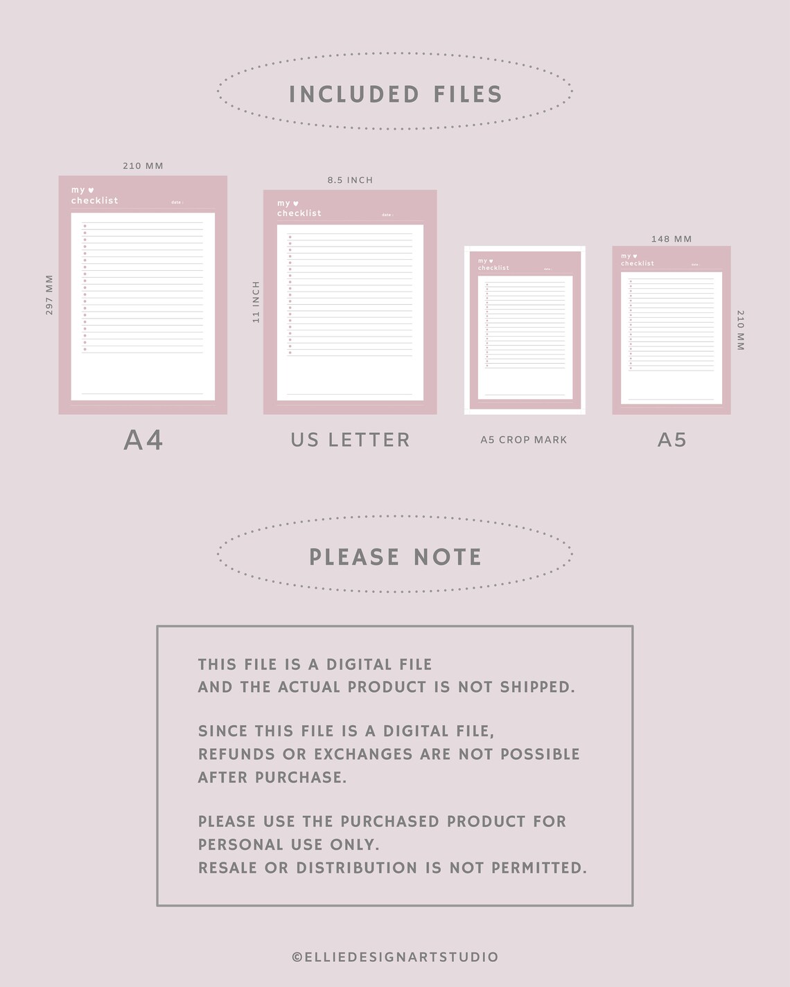 Digital Simple Tasks List Template Minimalist to Do List to Do Lists to ...