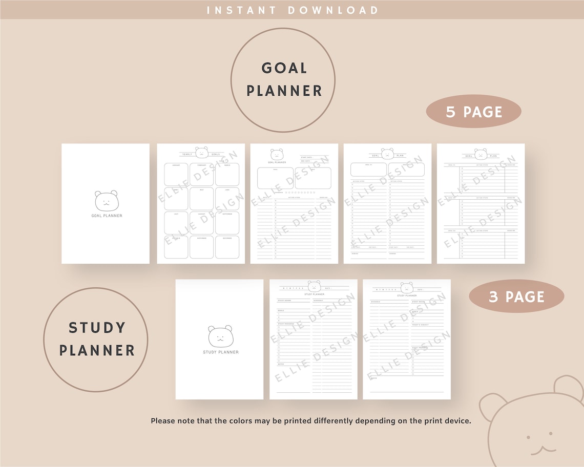 Planner Bundle Printable, Daily, Weekly, Monthly Planners, to Do List ...