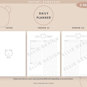 Planner Bundle Printable, Daily, Weekly, Monthly Planners, to Do List ...
