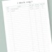 Digital Work Log | Work Log Printable | Time Spent Tracker | Working ...