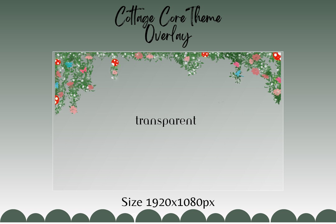 Cottage Core Overlay - Etsy