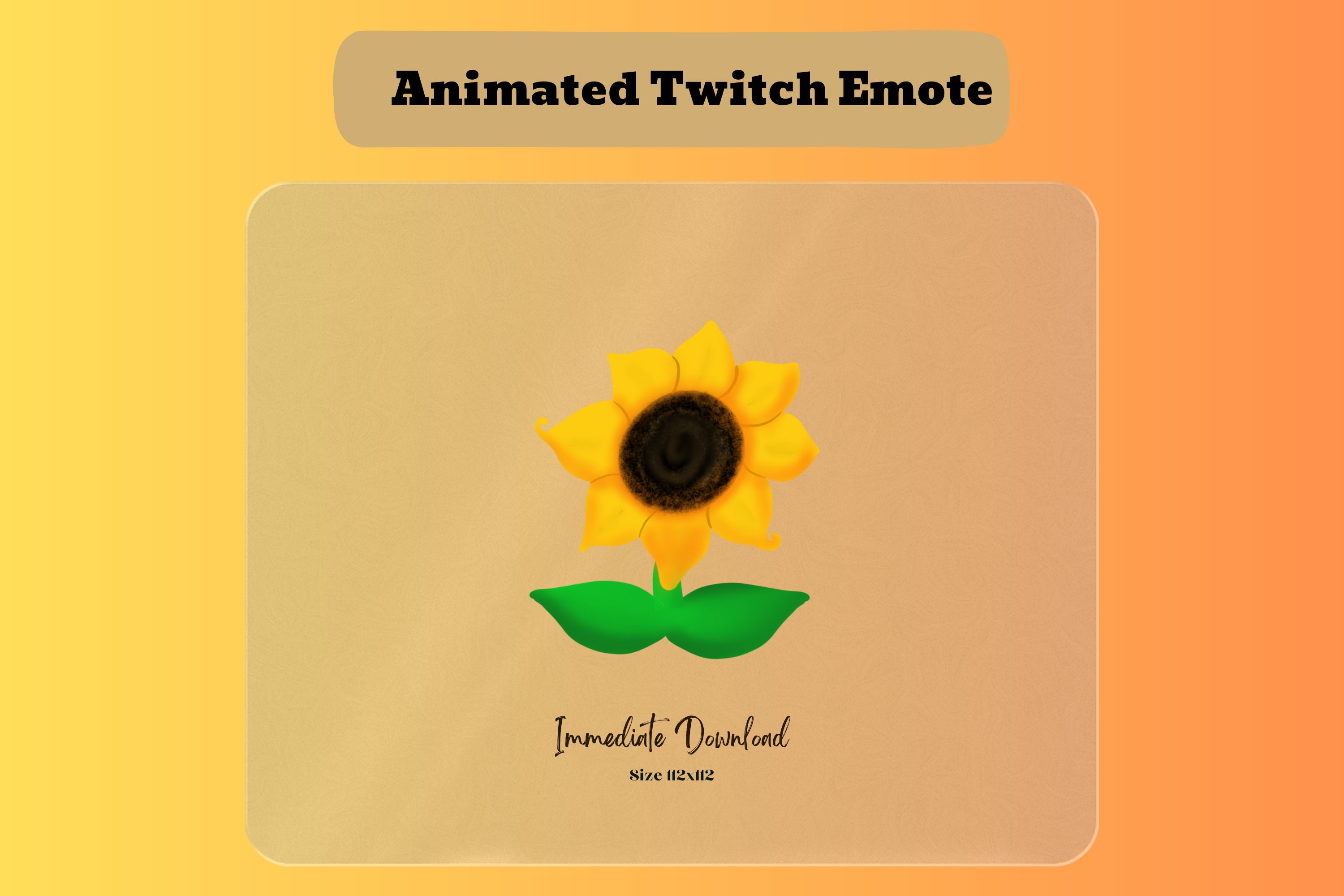 Dancing Sunflower Emote - Etsy