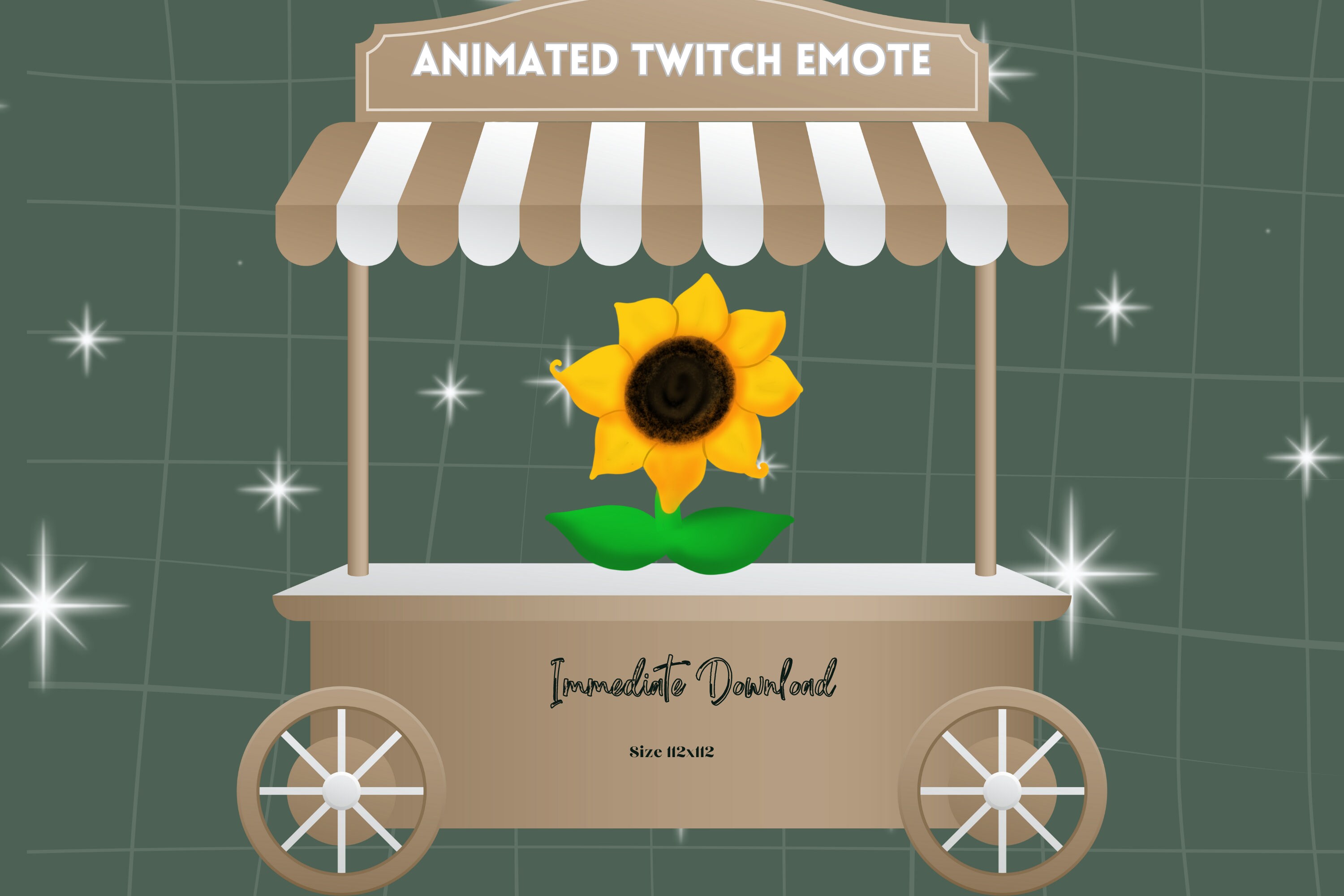 Dancing Sunflower Emote - Etsy