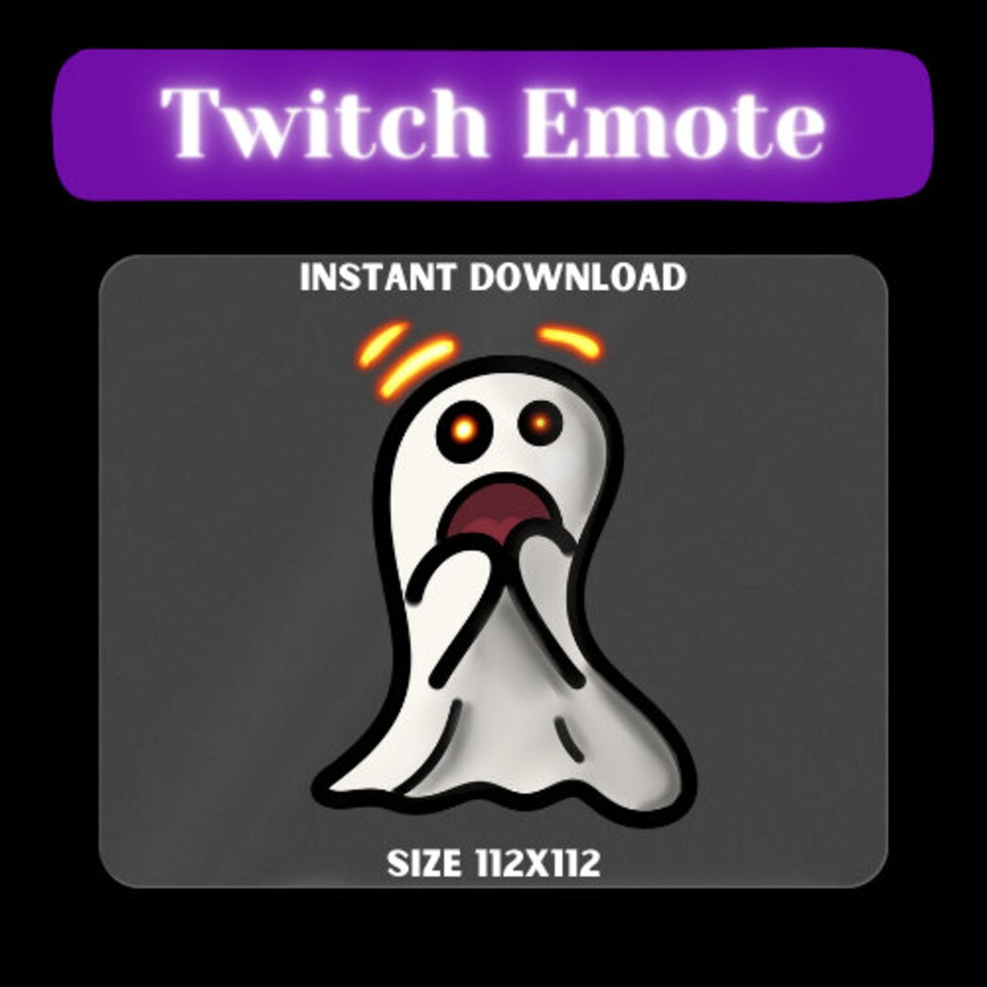 Shocked Ghost Emote - Etsy