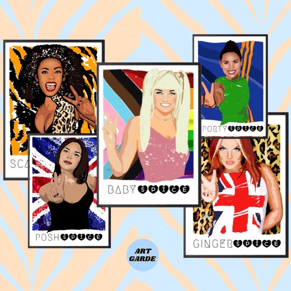 Spice Girls Posters - Etsy