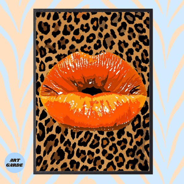 Lips Poster - Etsy UK