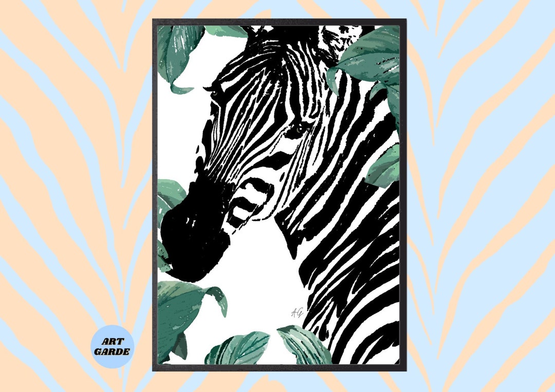 Zelda the Zebra Animal Kingdom Collection Leaves Child Room Ziggy ...