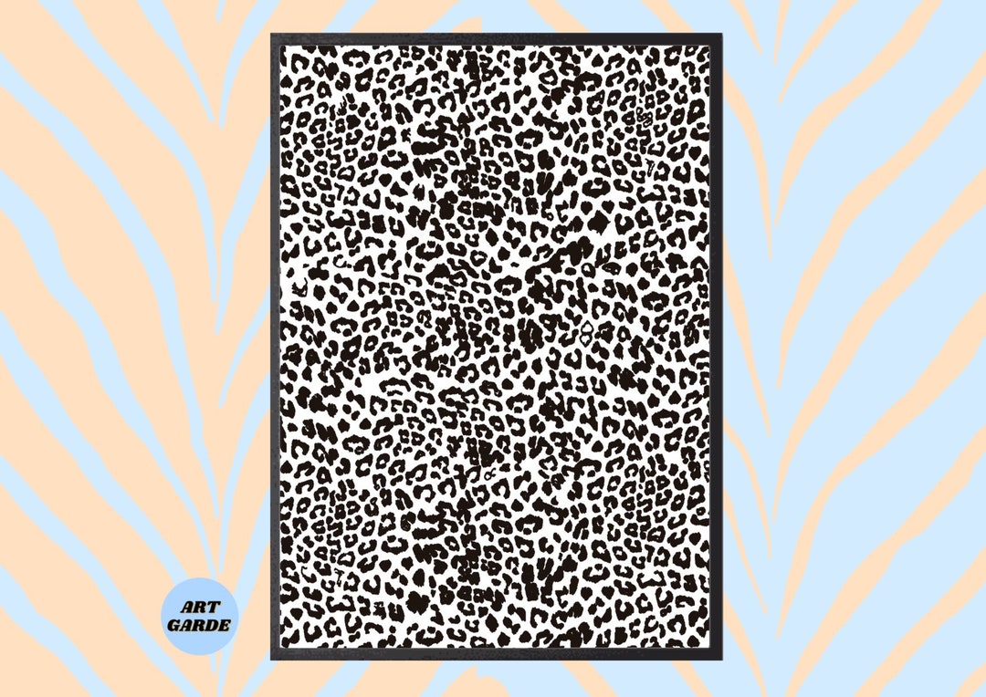 Leopard Print Gallery Wall Gap Filler Prints Pattern Colourful Animal ...