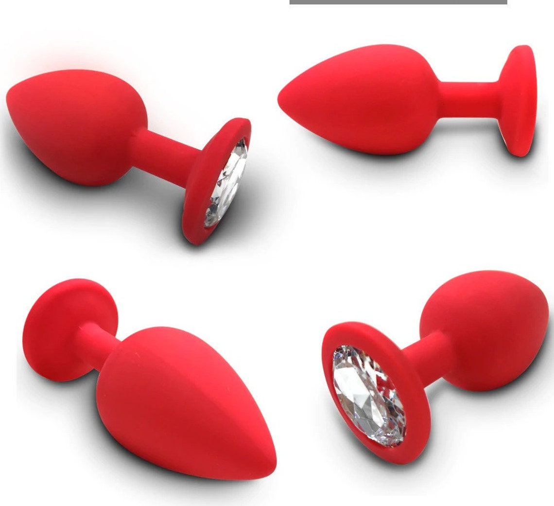 Soft Silicone Anal Butt Plug Prostate Massager Adult Gay Etsy