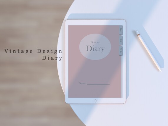 Digital Download Printable Notebook Digital Diary - Etsy