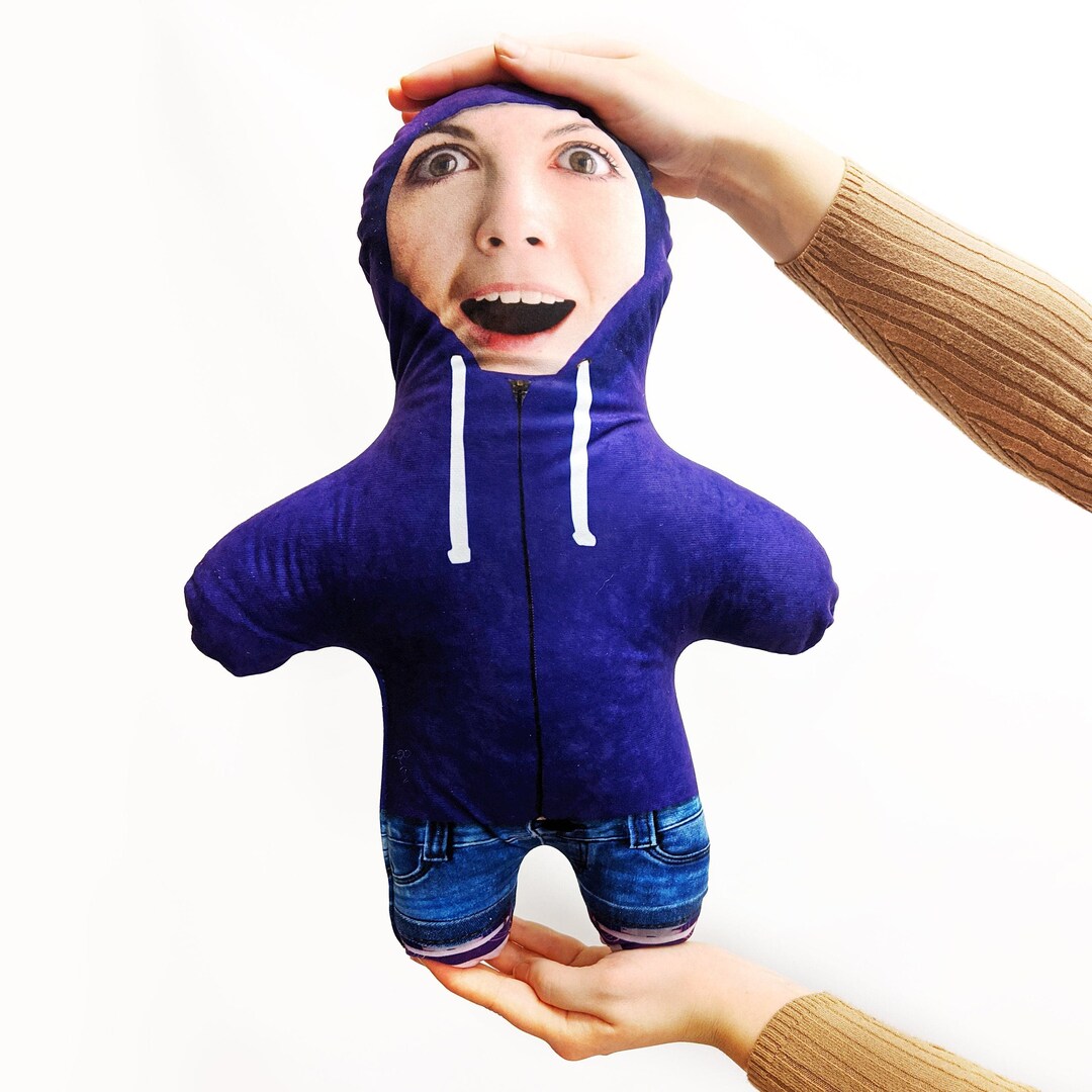 Hoodie - Purple Mini Me™ Photo Doll / Face Teddy Novelty Gift - Etsy