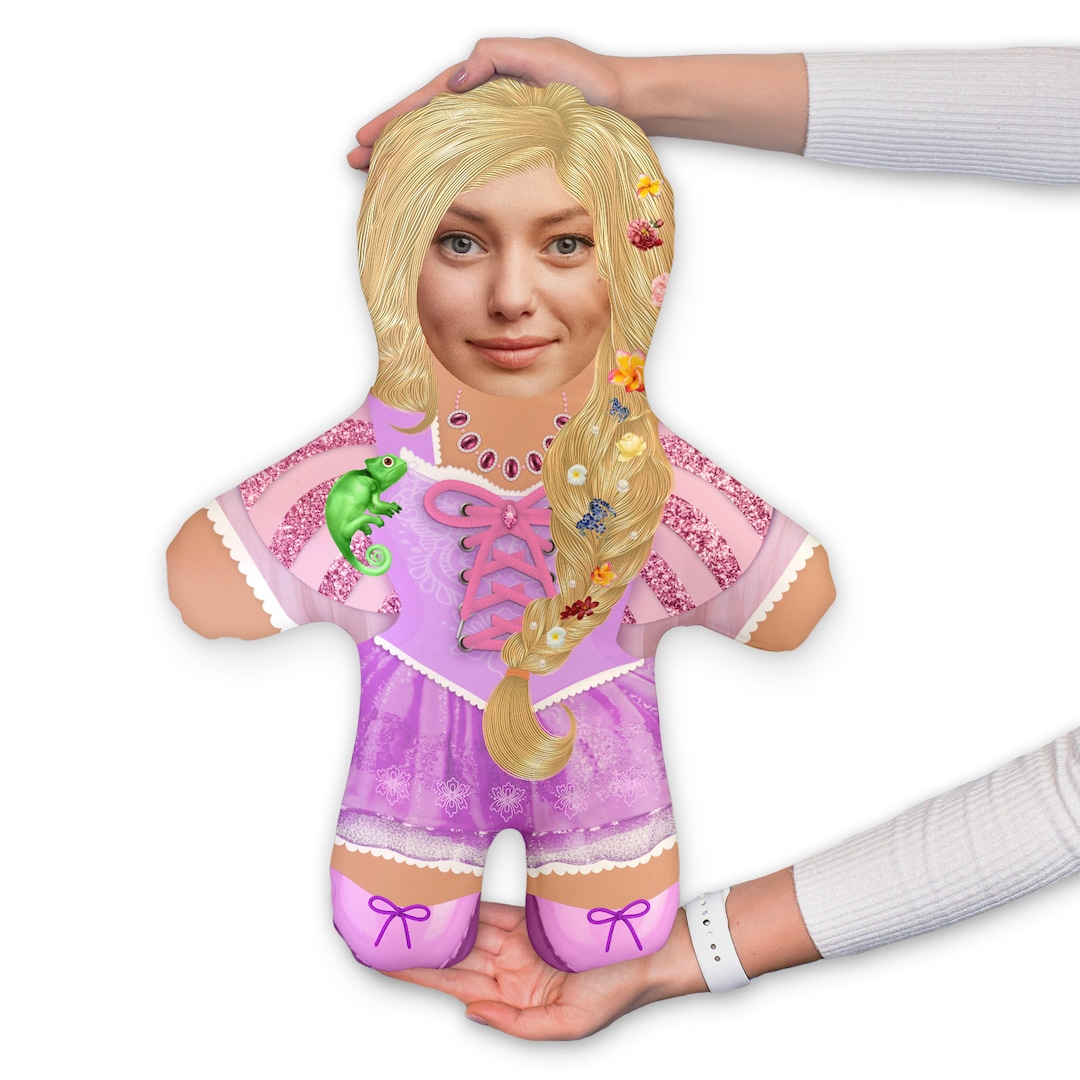 Princess - Purple Dress Mini Me™ Photo Doll / Face Teddy Novelty Gift ...