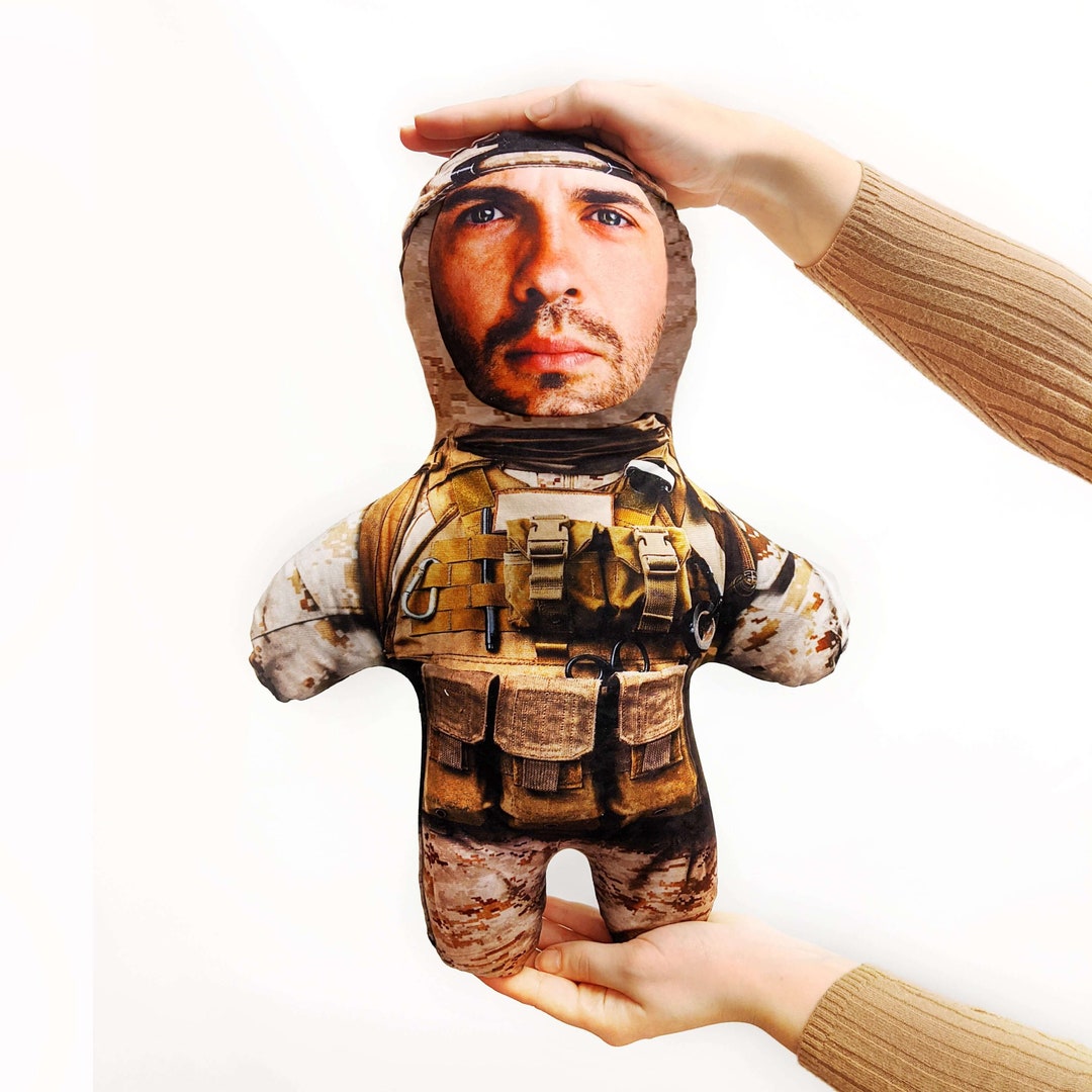 Desert Marine Mini Me™ Photo Doll / Face Teddy Novelty Gift - Etsy
