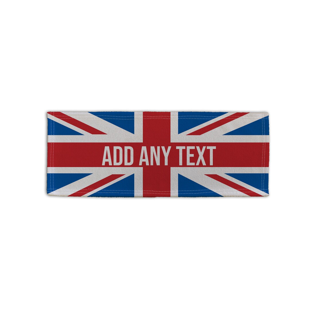 Personalised Union Jack Design Microfibre Bar Towel Man Cave Pub Beer ...