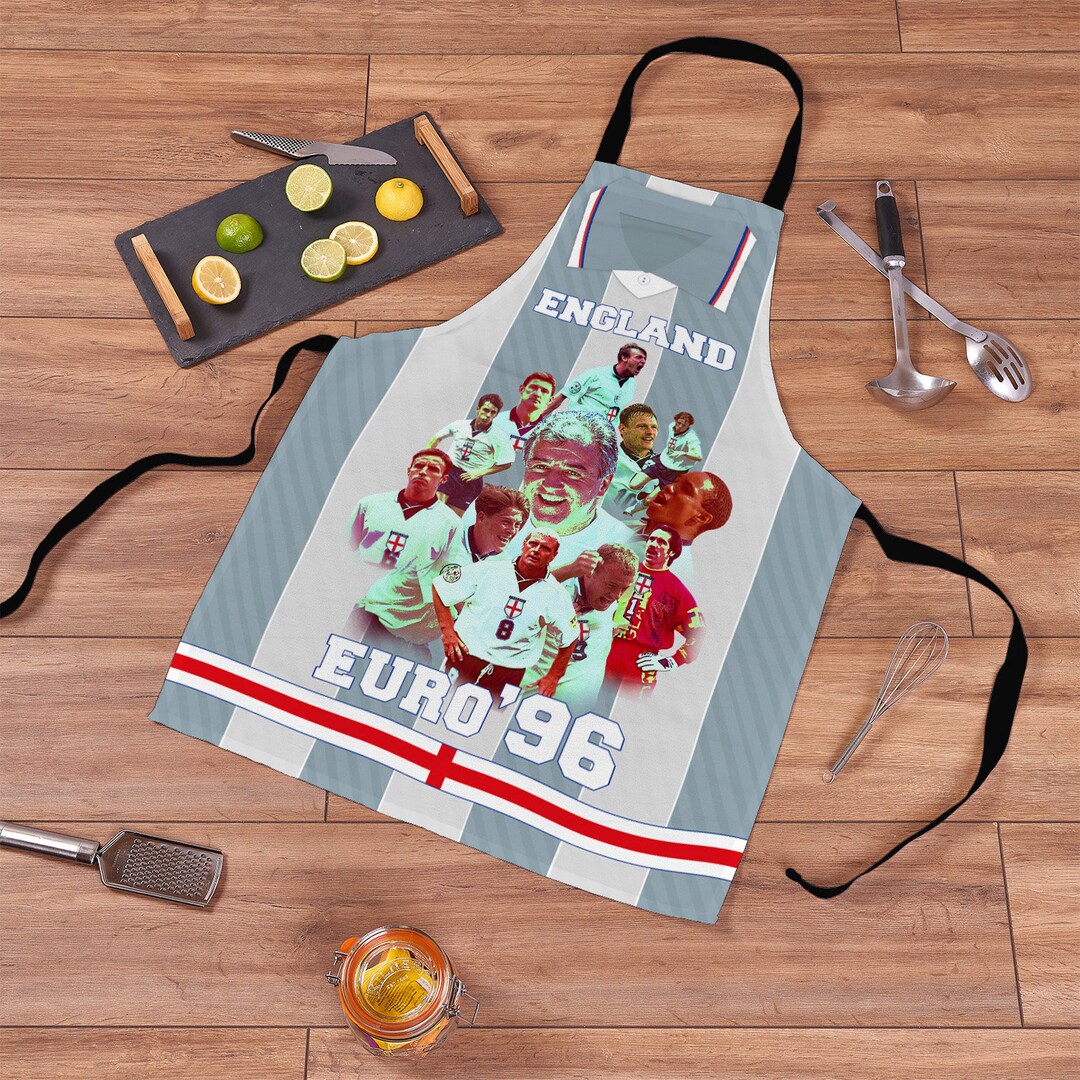 England 1996 - Retro Football Apron - Water Resistant - Etsy