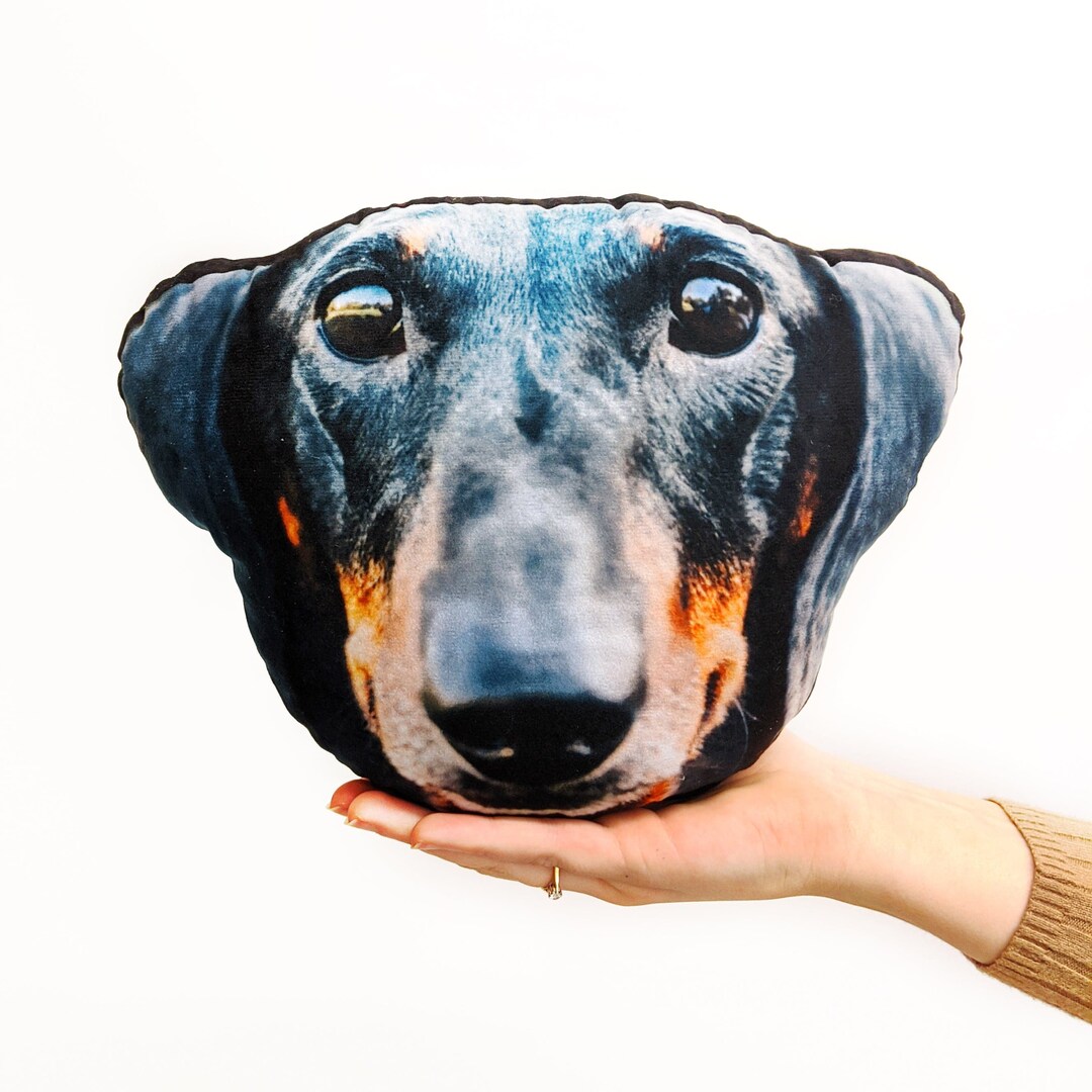 Pet Face Cushion - Pet Mush Cush™ Face Cushion - Novelty Gift - Funny ...