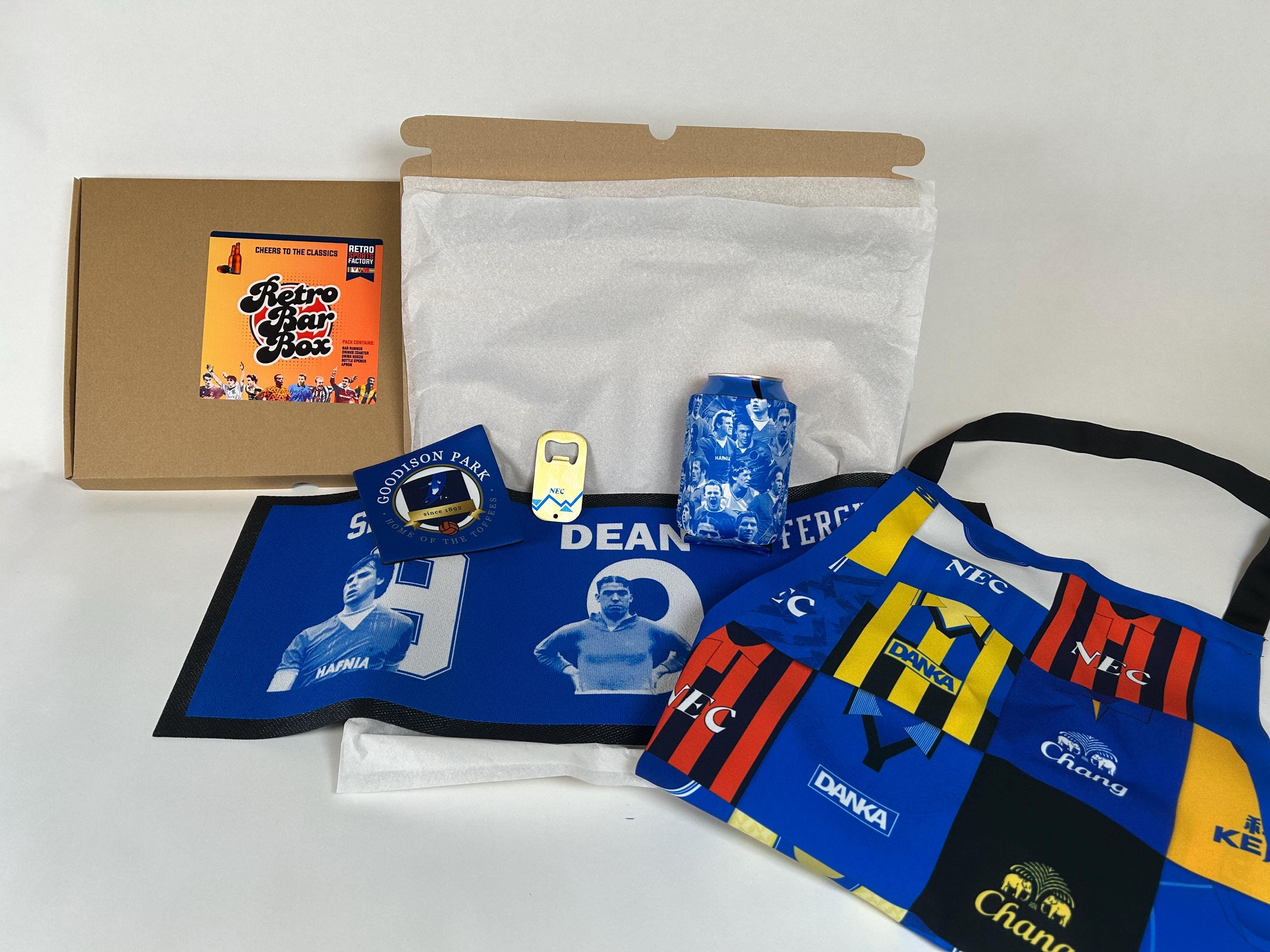 Everton - Retro Bar Box - the Perfect Time Capsule Gift Box for Footbal ...