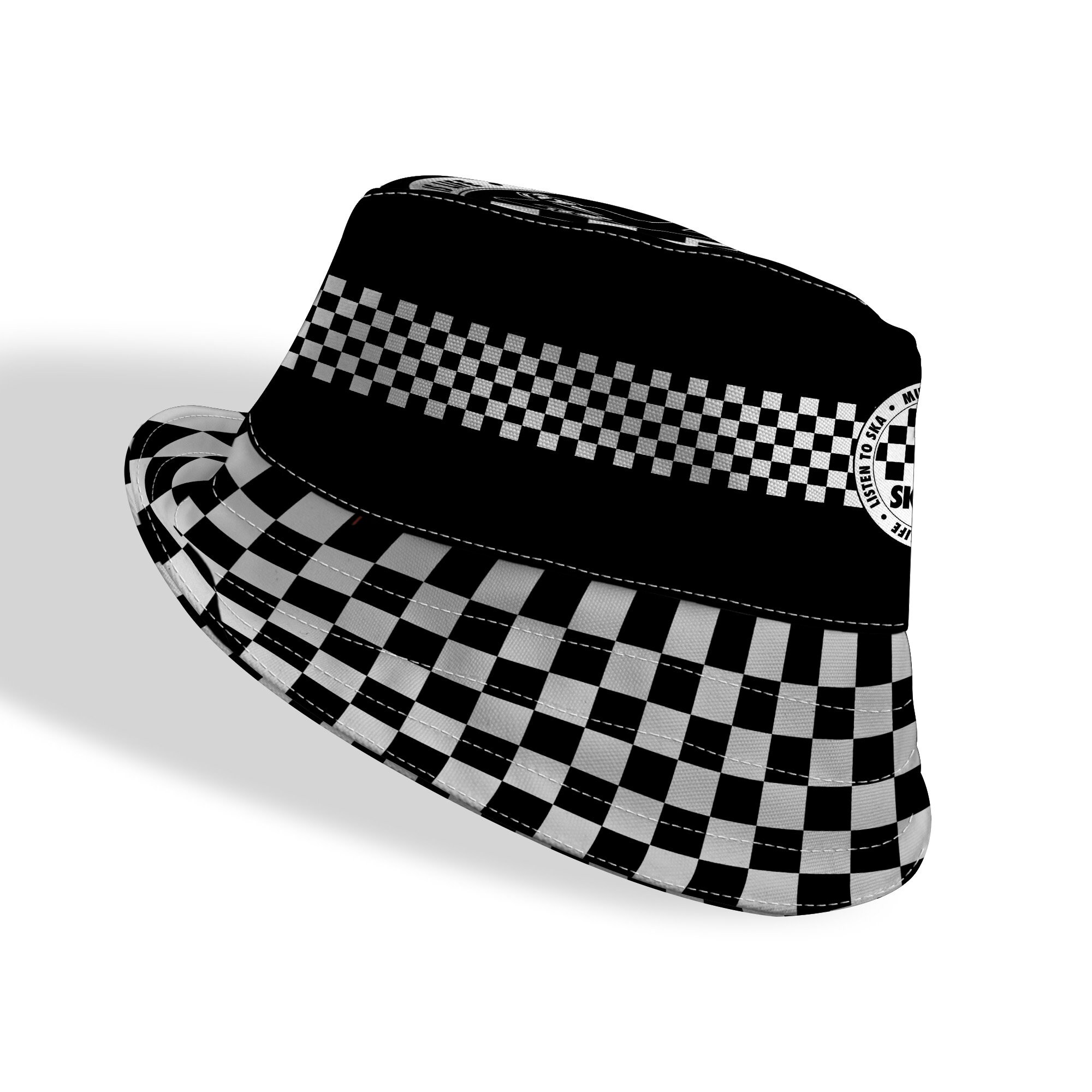 SKA Bucket Hat - Fashion Sun Cap Packable Outdoor Fisherman Hat Unisex ...