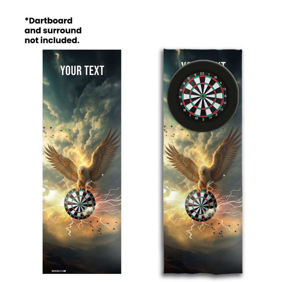 Eagle - Personalised Darts Door/wall Banner- 193cm X 68cm - Etsy