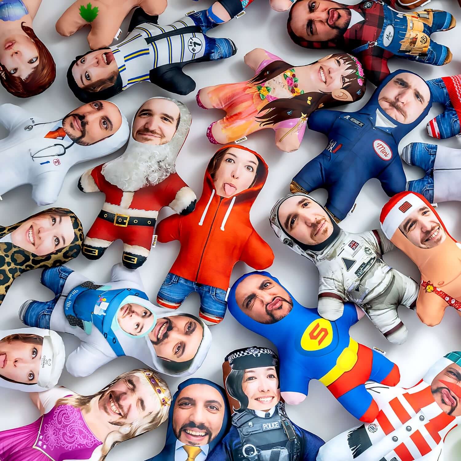 Superhero - Personalised Mini Me™ Photo Doll / Face Teddy Novelty Gift ...