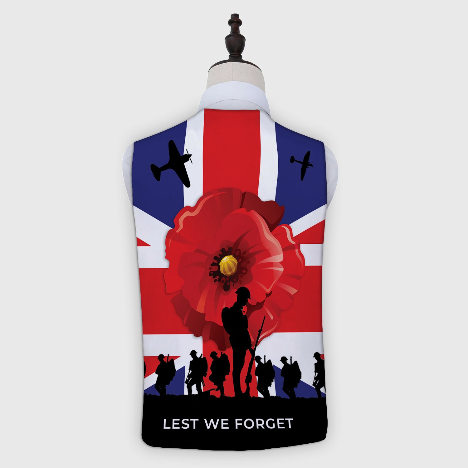 Remembrance Day Waistcoat Fancy Dress Novelty Party Dress - Etsy