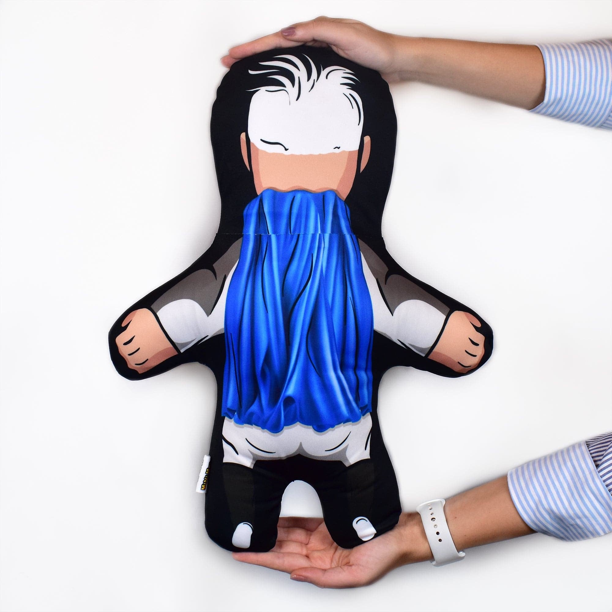 Cartoon Grey Super Hero Mini Me™ Photo Doll / Face Teddy Novelty Gift ...
