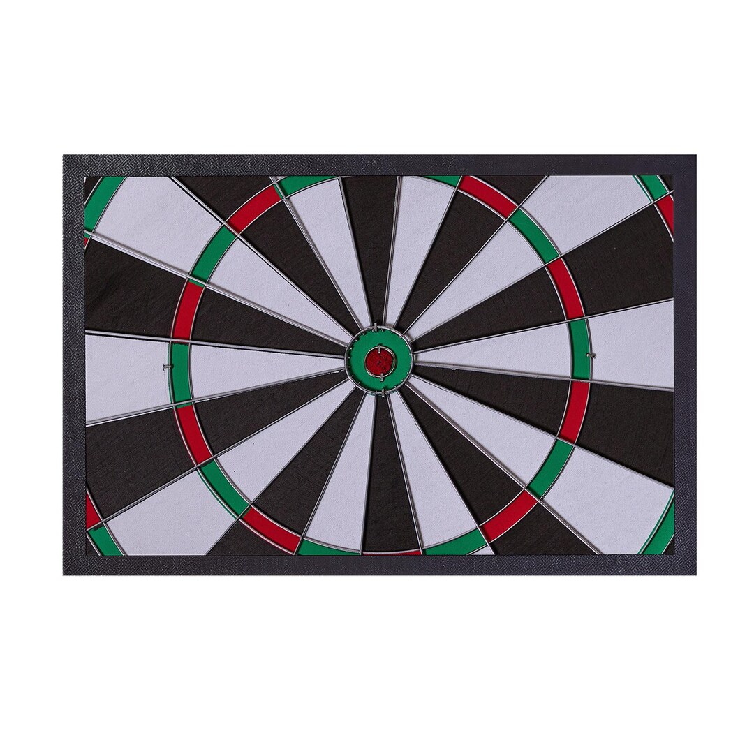Dart Board - Door Mat - 60cm X 40cm - Etsy