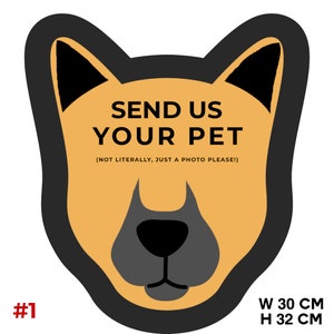 Pet Face Cushion - Pet Mush Cush™ Face Cushion - Novelty Gift - Funny ...