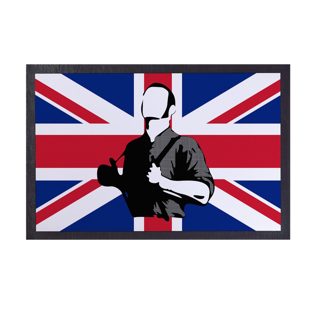 Skinhead Union Jack Design Door Mat - 60cm X 40cm - Etsy