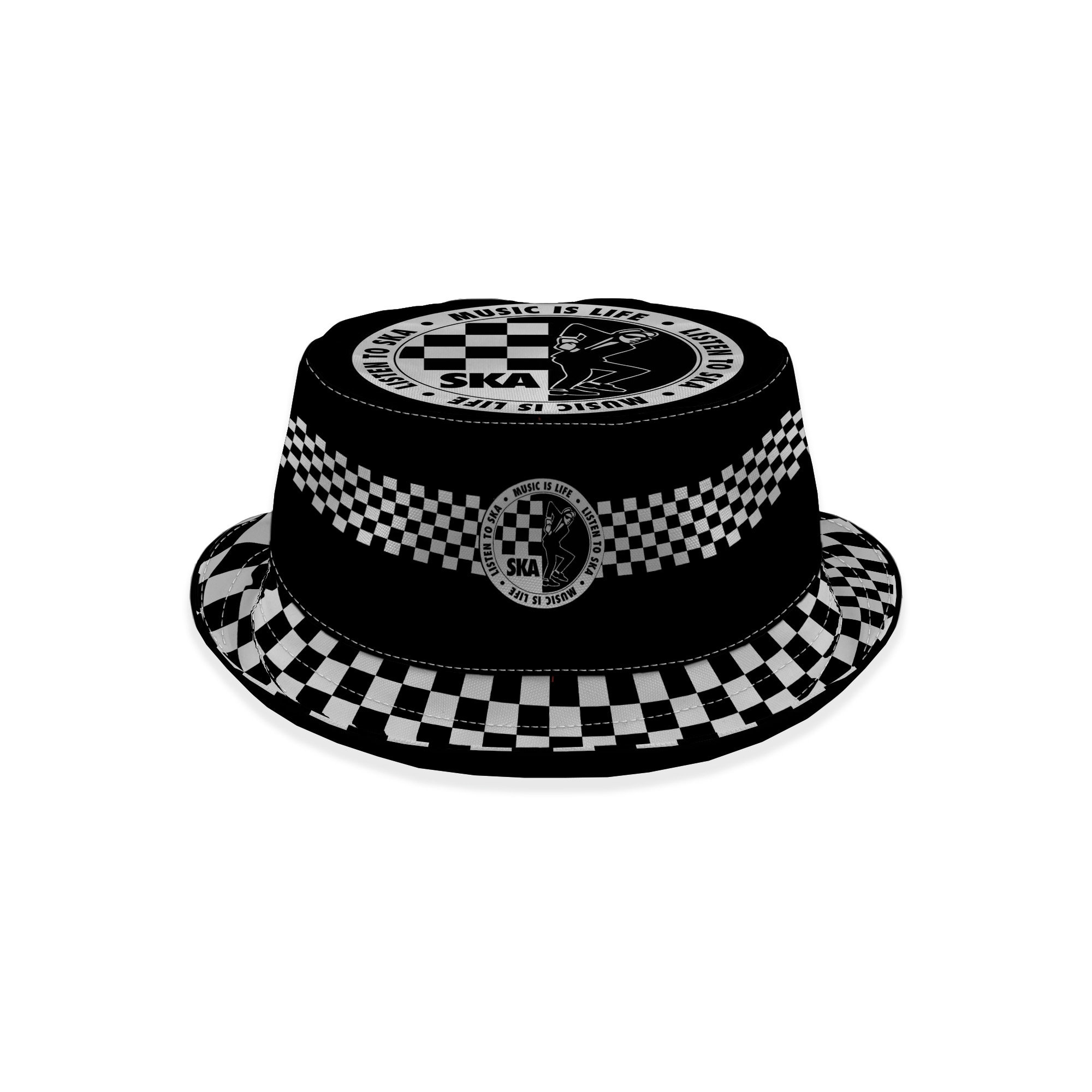 SKA Bucket Hat - Fashion Sun Cap Packable Outdoor Fisherman Hat Unisex ...