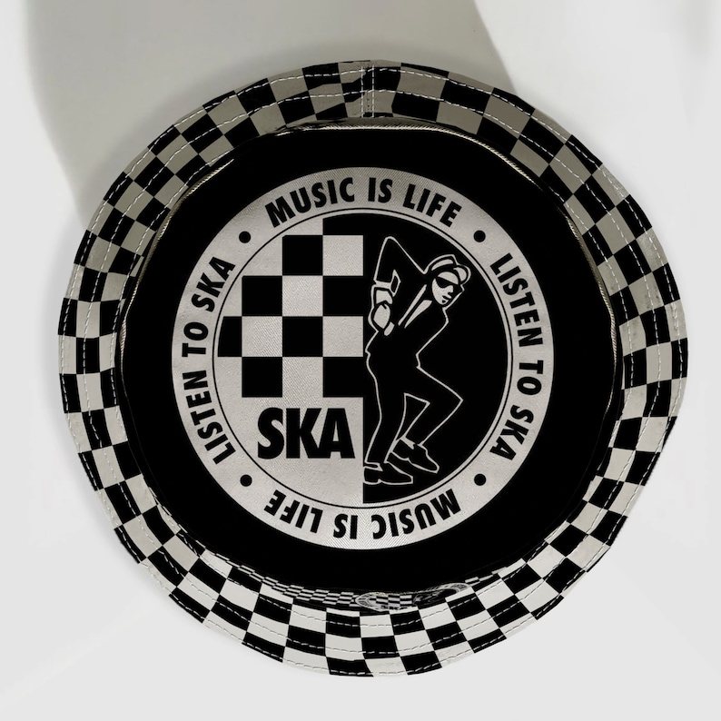 SKA Bucket Hat - Fashion Sun Cap Packable Outdoor Fisherman Hat Unisex ...