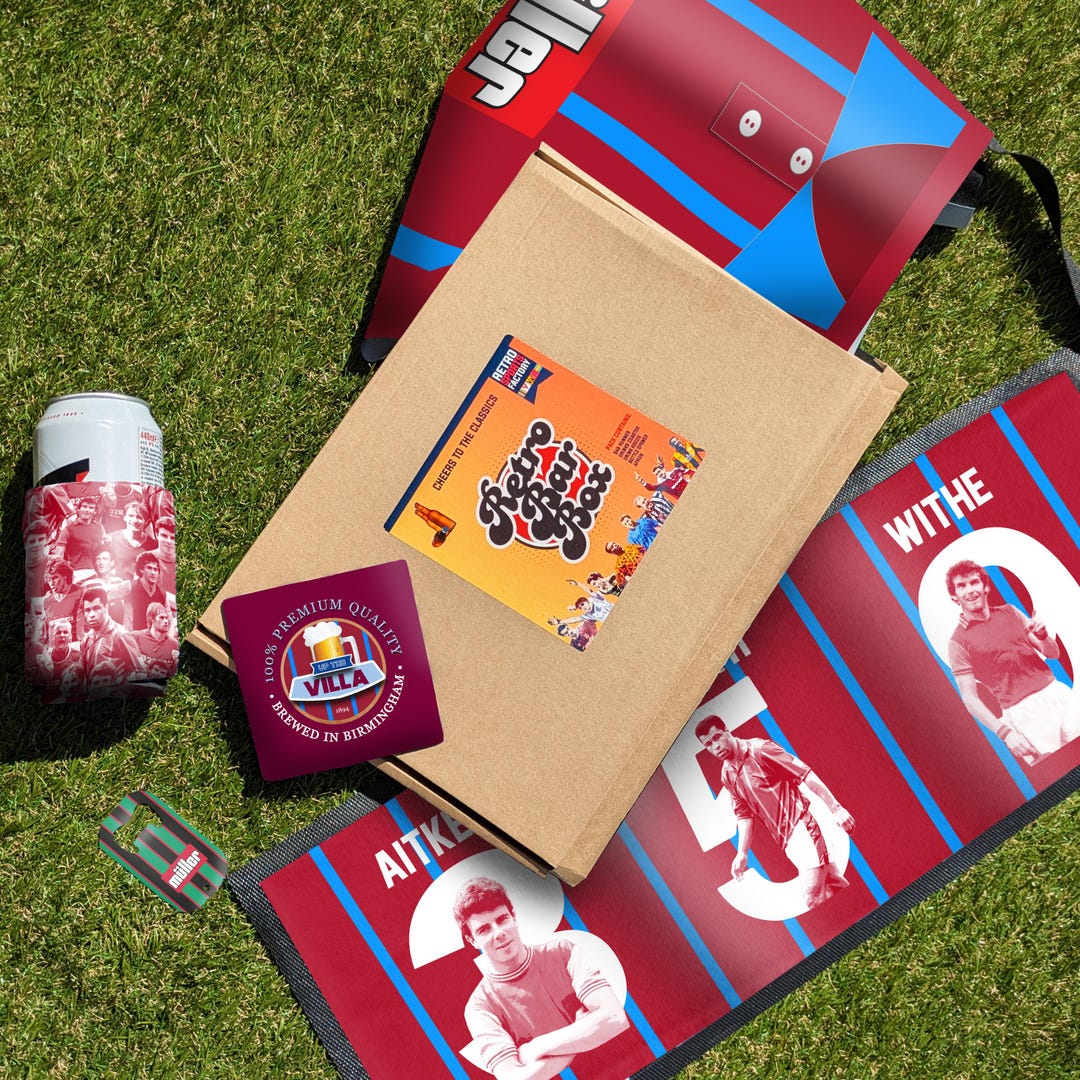 Villa - Retro Bar Box - the Perfect Time Capsule Gift Box for Football ...