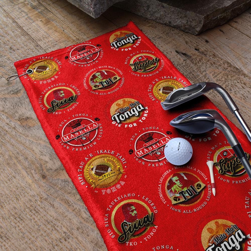 Tonga Rugby League - Legend Collection - Golf Towel - Etsy