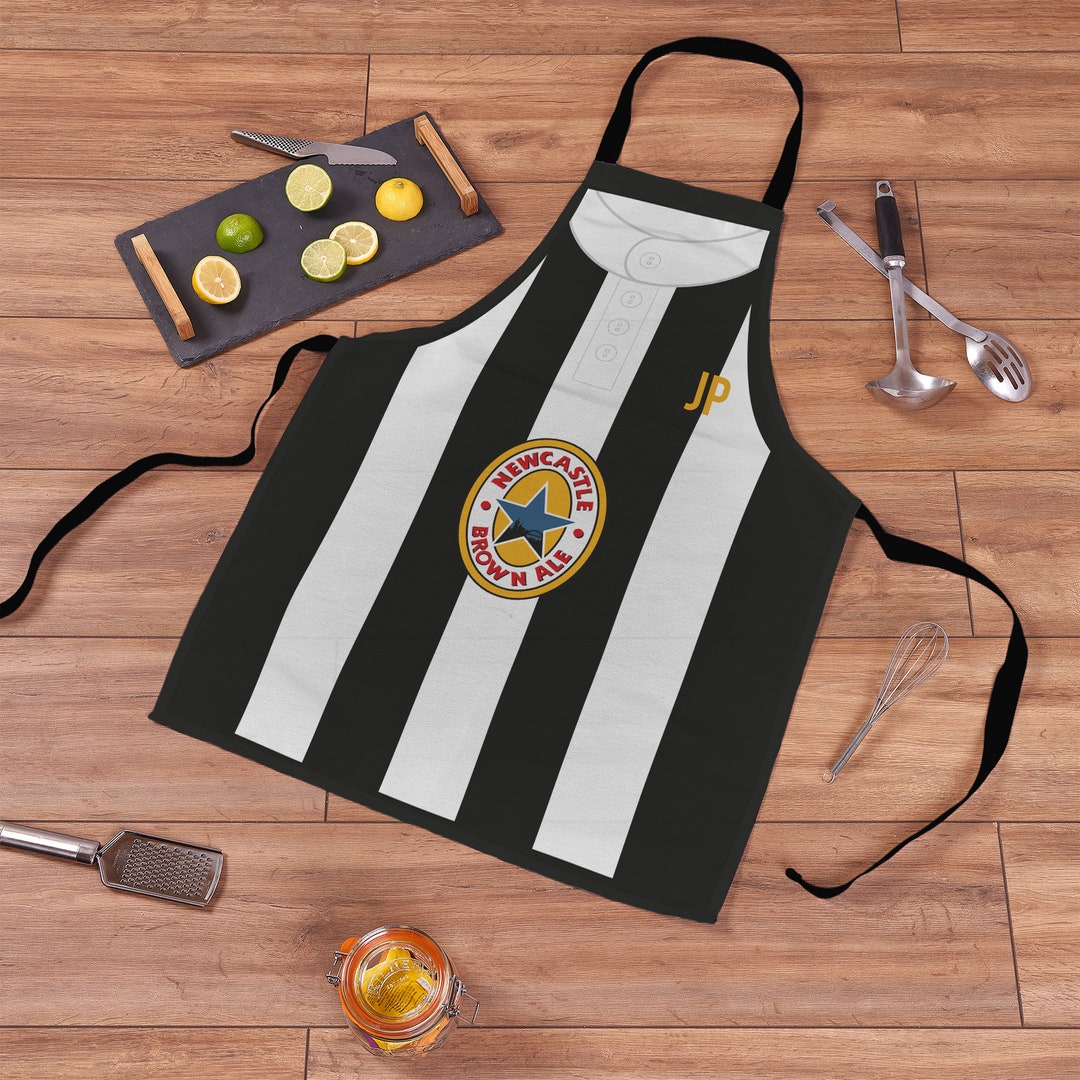 Newcastle - 1996 Home Retro Football Apron - Etsy UK