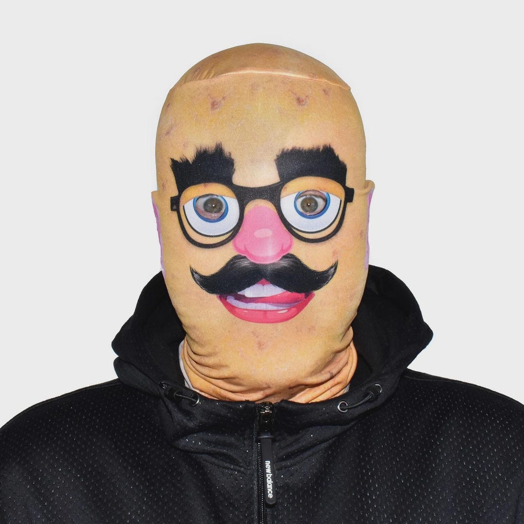 Mr Spud Potato Head |halloween |face Mask | Fancy Dress| Horror |party ...