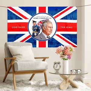 King Charles Coronation - Buckingham Palace Backdrop - Commemorative ...