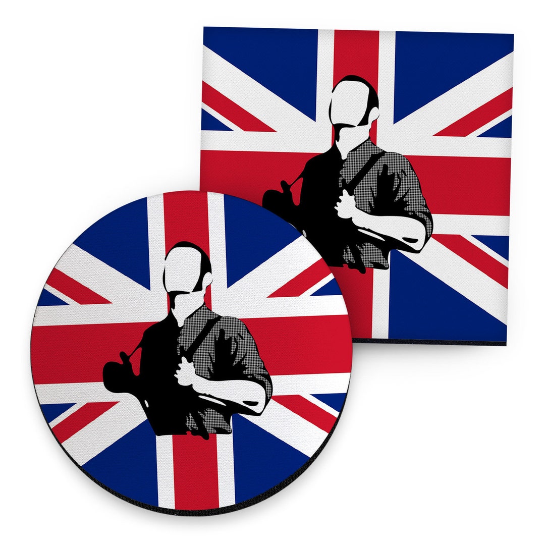 Skinhead - Union Jack Design - Drinks Coaster - Round or Square - Etsy
