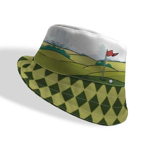 Best Golfer Bucket Hat - Customised Golf Course Design - Fashion Sun ...