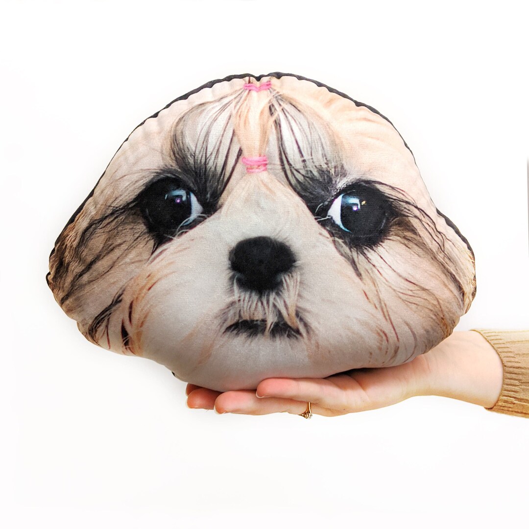 Pet Face Cushion - Pet Mush Cush™ Face Cushion - Novelty Gift - Funny ...