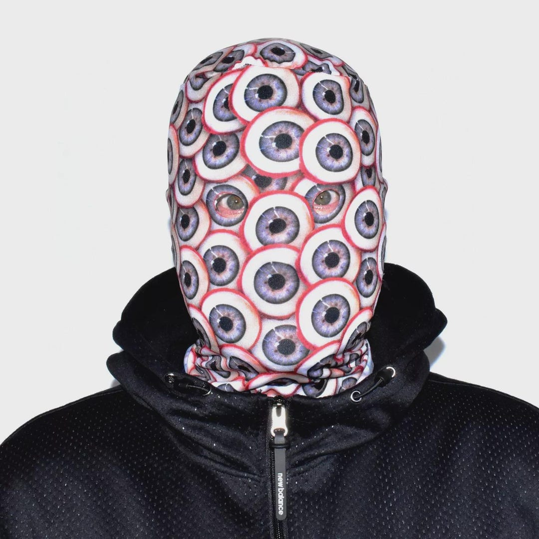 Eyeball Monster |halloween |face Mask | Fancy Dress| Horror |party| Fun ...