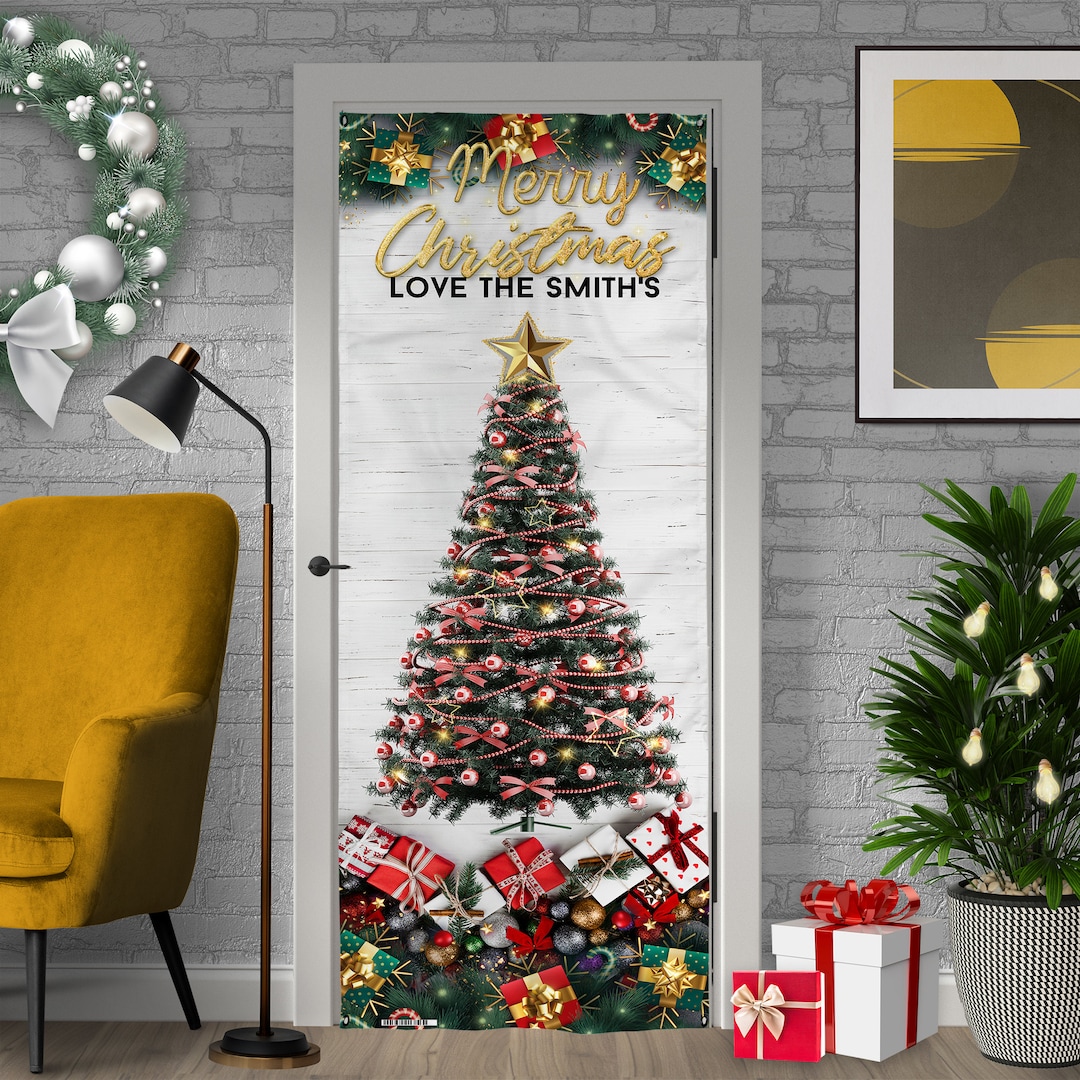 Christmas Tree - Door Banner - Party Banner - Etsy