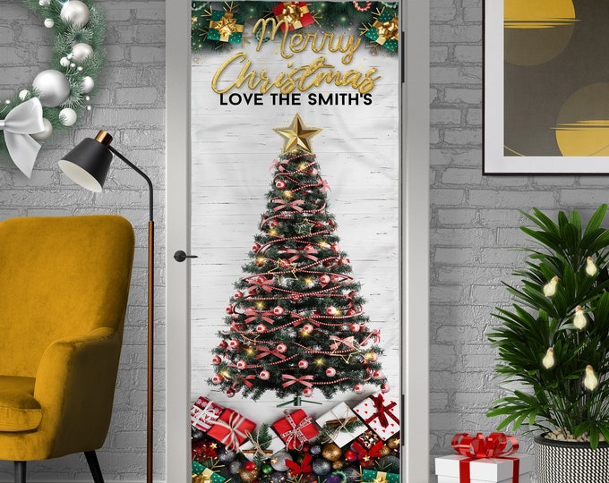 Personalized Christmas Banner for Your Door – A Festive Alternative to ...