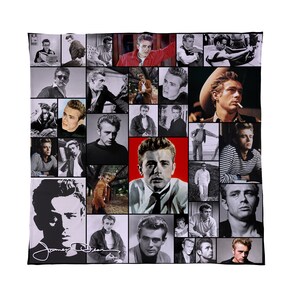 James Dean Celebrity Montage Fleece Throw Blanket | 150cm X 150cm Large ...