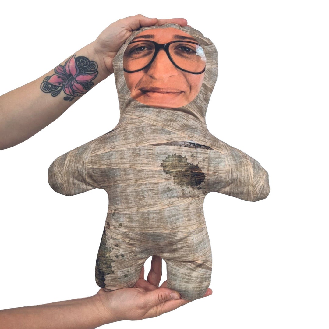 Halloween Mummy Mini Me™ Photo Doll / Face Teddy Novelty Gift - Etsy