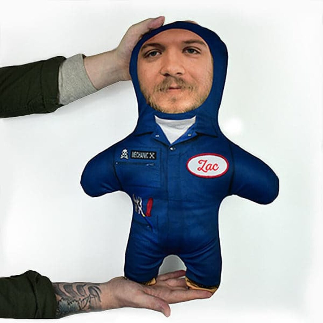 Mechanic Mini Me™ Photo Doll / Face Teddy Novelty Gift - Etsy
