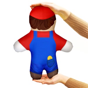 Super Plumber Mario - Personalised Mini Me™ Photo Doll / Face Teddy ...