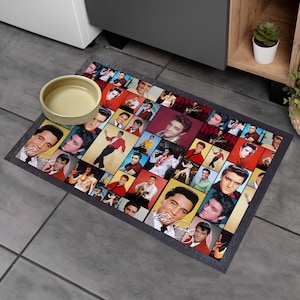 Elvis Presley Colour Montage - Door Mat - 60cm X 40cm - Etsy